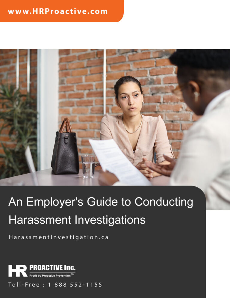 Tools and Templates - Harassment Investigations